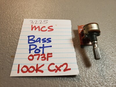 📈MCS BASS POT 100K 3225 STEREO RECEIVER | eBay