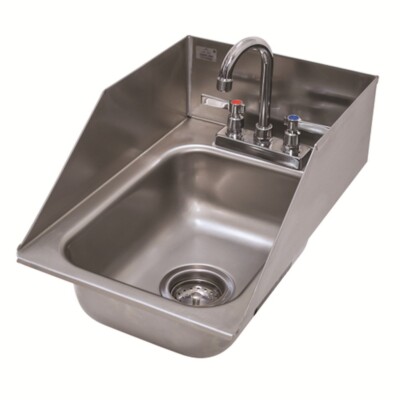 Advance Tabco DI-1-5SP 10" Drop In Bar Hand Sink With Deep Drawn Sink ...