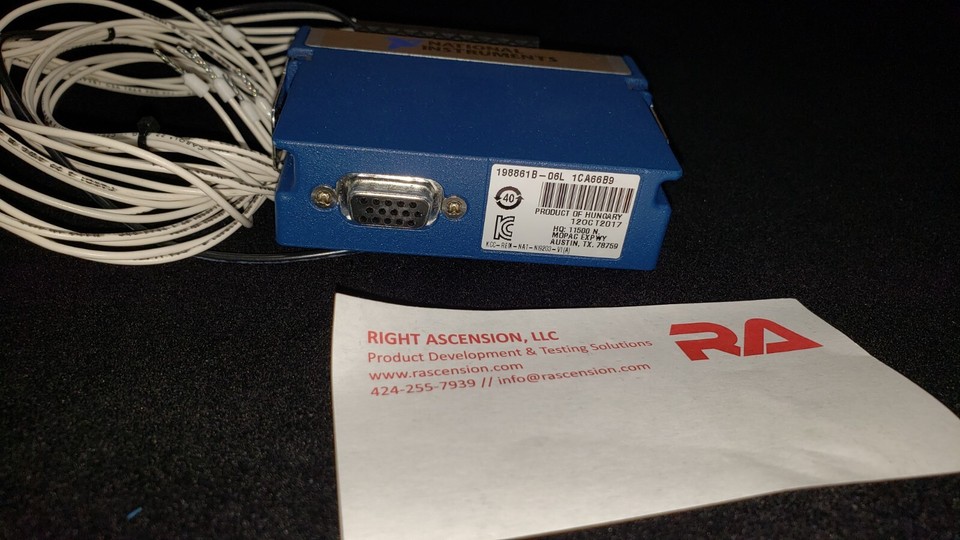 1PC National Instruments NI9203 200 kS/s, ±20 mA, 8-Channel Current ...
