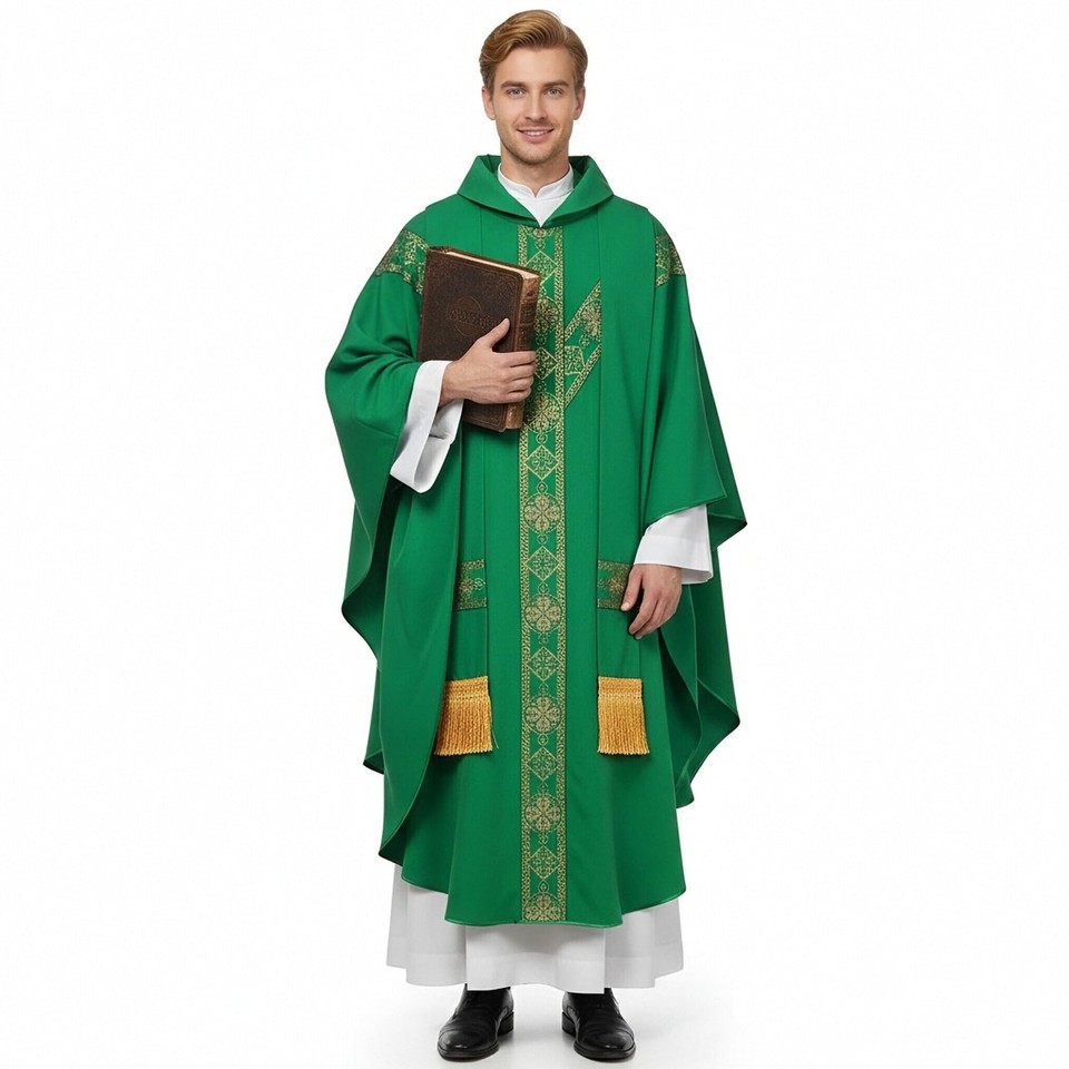 FAD-4U Church Catholic Priest Chasubles Vestments for Church Mass ...