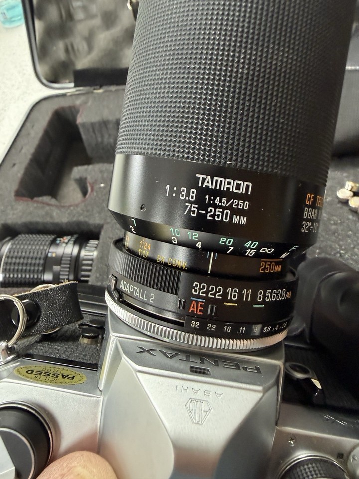 Vintage SLR Film Camera Lens Set Pentax | eBay UK