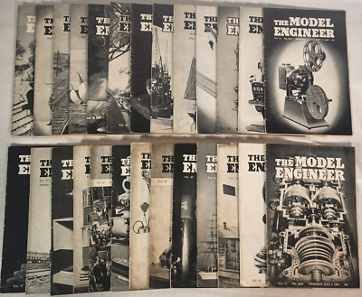 1948 Model Engineer Magazine Vol 98 - Lot of 26 - Mechanics ...