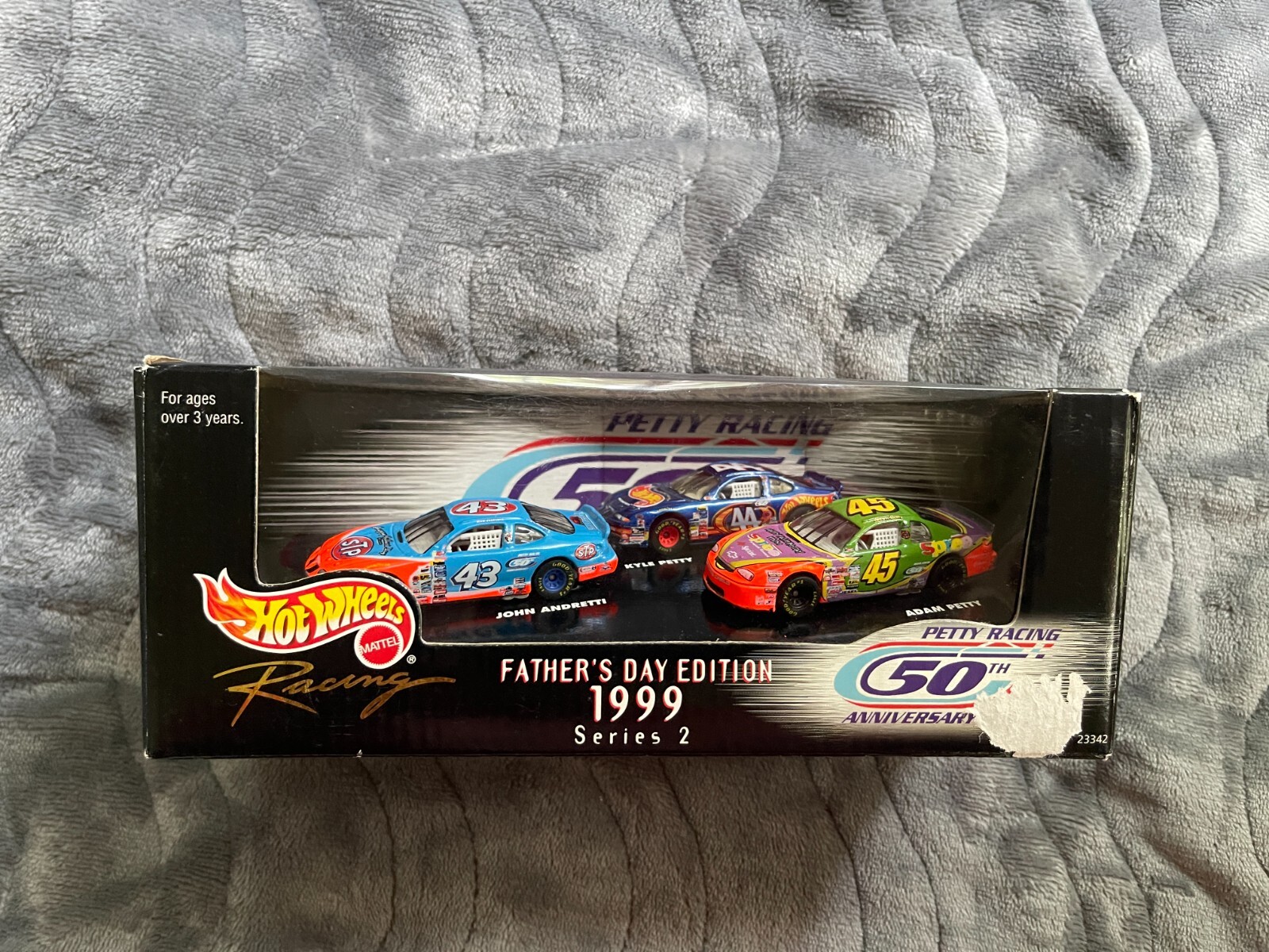 Hot Wheels Nascar Racing 60th 3 Car Set Father's Day Edition 1999 ...