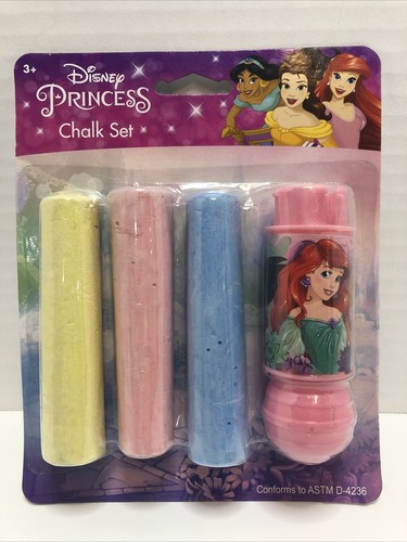 Disney Princess Sidewalk Chalk and Holder Set 687554312256| eBay