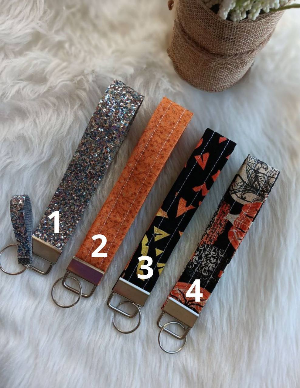 Halloween Handmade Key Fob | Wristlet Key Fob | Wrist Keychain | Gift ...