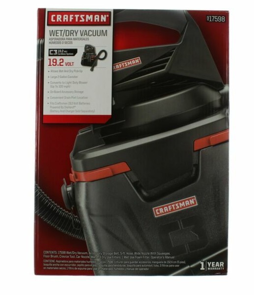 Craftsman C3 Wet/Dry Cordless Vacuum Cleaner for sale online | eBay