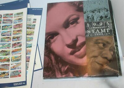 1995 USA USPS COMMEMORATIVE STAMP COLLECTION BOOK STAMPS INCLUDED | eBay