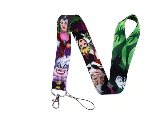 Evil Queen Cartoon Lanyard Keychain | eBay