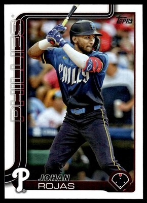 2025 Topps Johan Rojas Philadelphia Phillies #469 | eBay