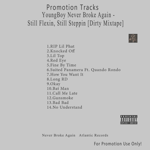 Rap/Hip-Hop.. White CD. NBA YoungBoy-Still Flexin, Still Steppin [Dirty ...
