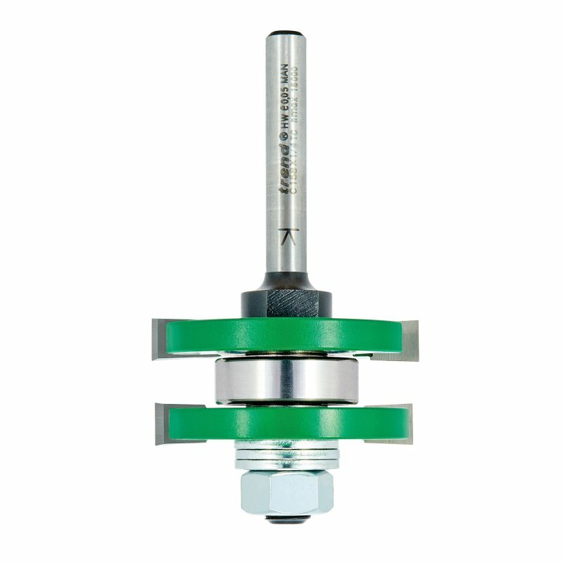 Trend C158X1/4TC CraftPro Tongue and Groover Router Cutter 41mm Dia x 1 ...
