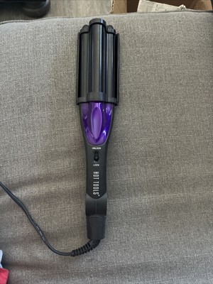 Hot Tools Tourmaline Purple Iron Waves Hair Styler | eBay