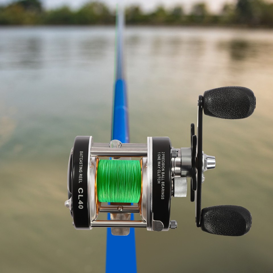 Conventional Reel Round Baitcasting Reel for Catfish, Baitcasting ...