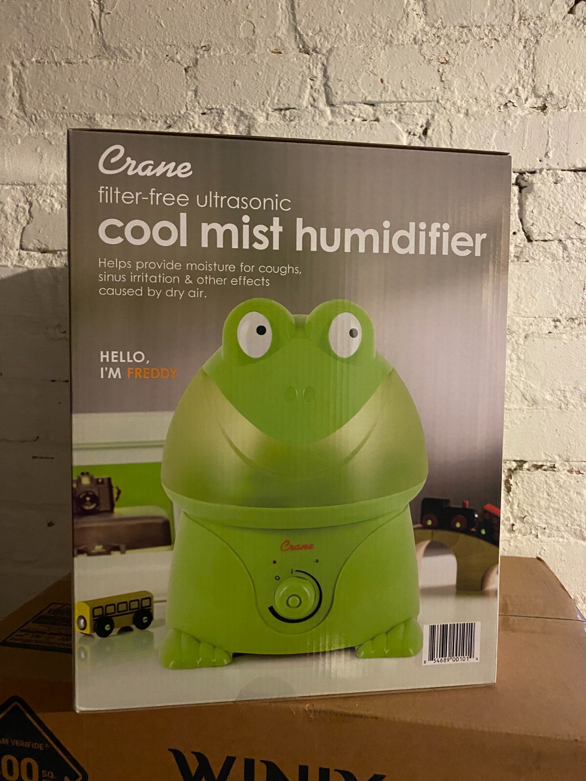 Crane EE-3191 Ultrasonic Cool Mist Humidifier - Green Frog for sale ...