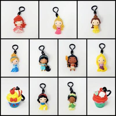 Disney Princess Monogram Series 49 Figural 3D Bag Clip YOU CHOOSE! | eBay