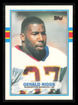 Gerald Riggs 1989 Topps Traded #27T Washington Redskins | eBay