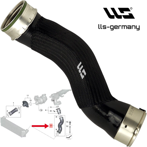 Turbo Hose Charge Air Hose For BMW X5 F15 2.5dX-3.0dx 4.0dx 11617823237 ...