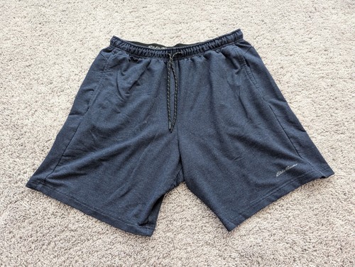 Eddie Bauer Lounge Shorts Mens Extra Large Shorts Knit Blue Swimming ...