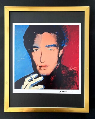 Andy Warhol | Vintage 1984 Halston Print Signed | Mounted and Framed | eBay