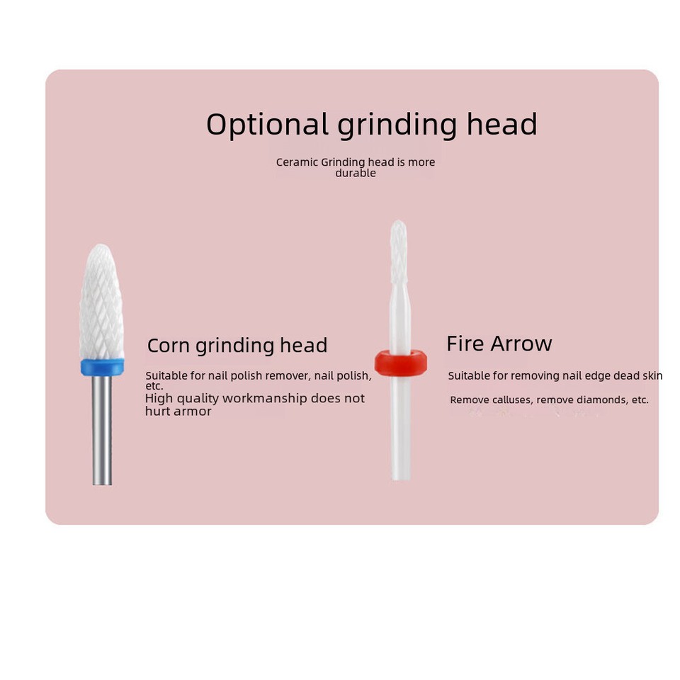 Nail Grinder for Human Toenail Sander for Thick Nails Cordless 4 Speeds ...