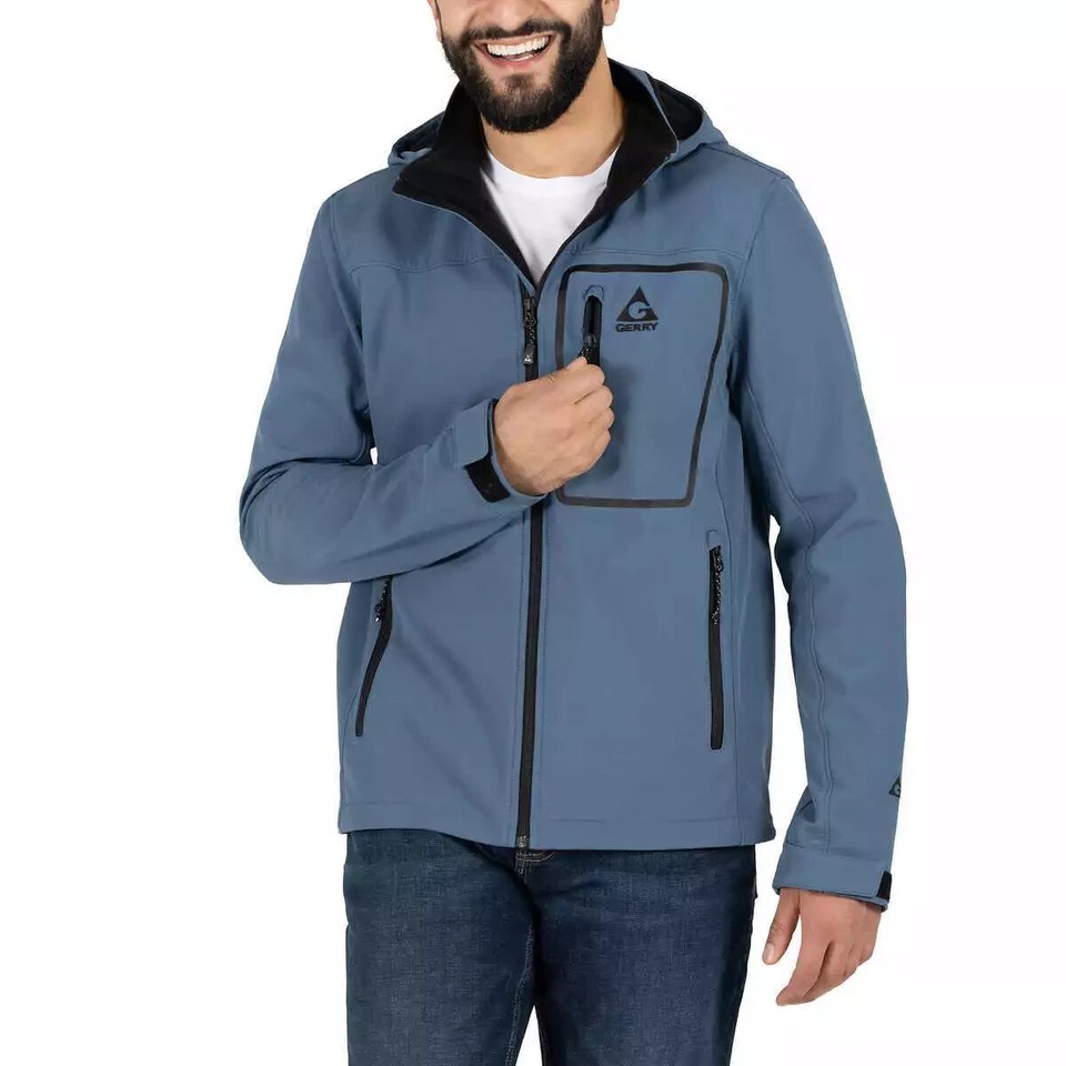 Gerry Men’s Softshell Jacket Wind & Water Resistant | eBay