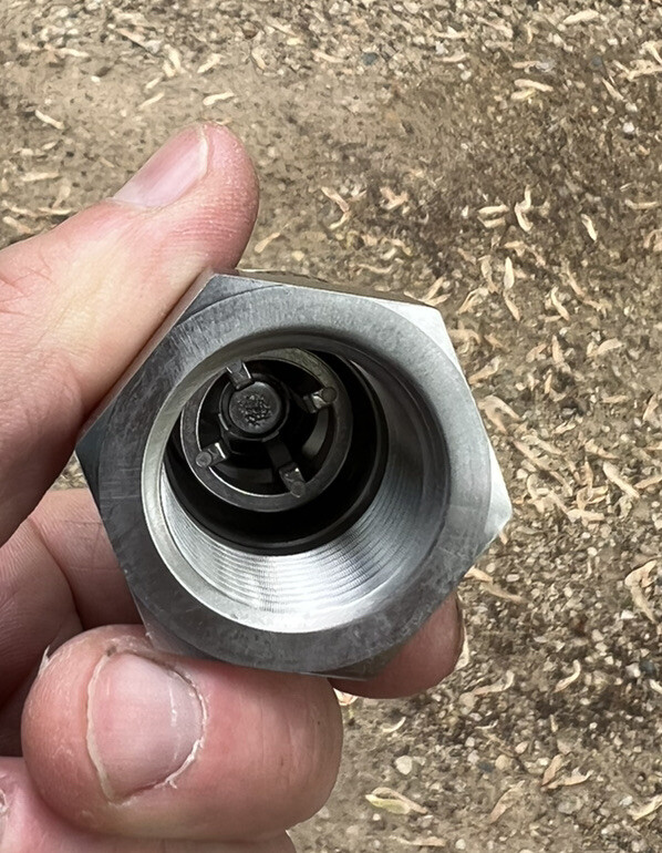 Check-All Stainless Steel Bushing Check Valve 1x3/4” NPT, BUHSSVT.500SS ...