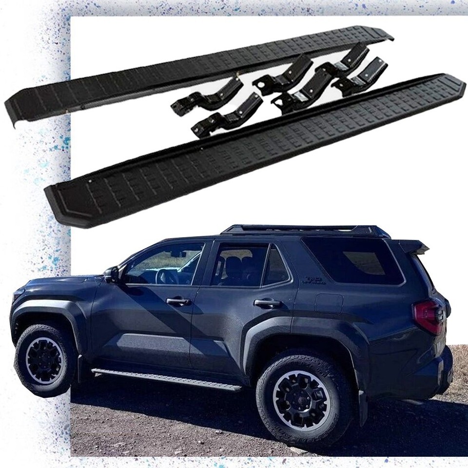 2PCS Side Steps Running Boards Nerf Bars Fits For Toyota 4Runner N500 ...