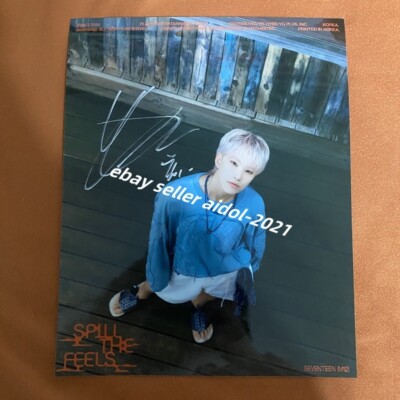 SEVENTEEN HOSHI AUTOGRAPHED SIGNED PHOTO K-POP COLLECTION 8*10 2024A | eBay