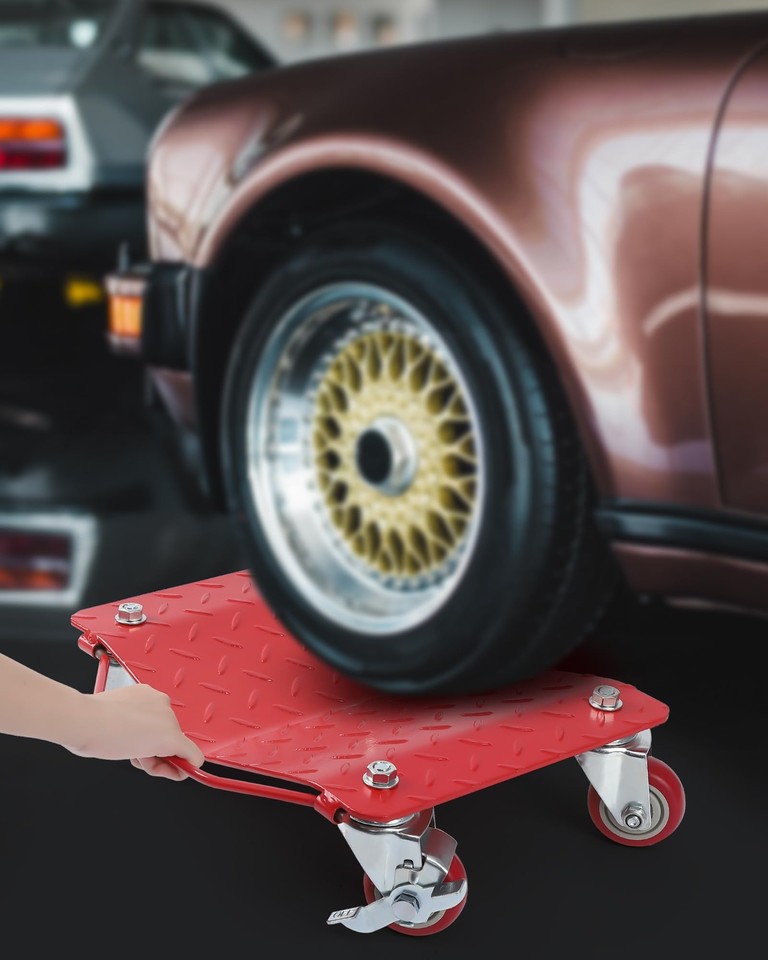 4pcs Car Dolly Wheel Tire Dolly ,Heavy Duty Car Moving Auto Repair ...