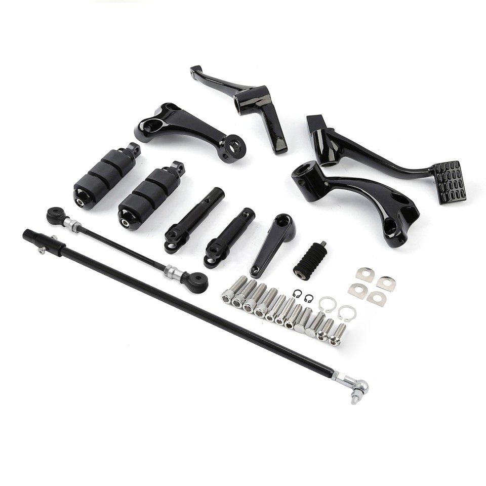 Forward Controls Pegs Levers Linkage Fit For Harley Sportster Iron 883 ...