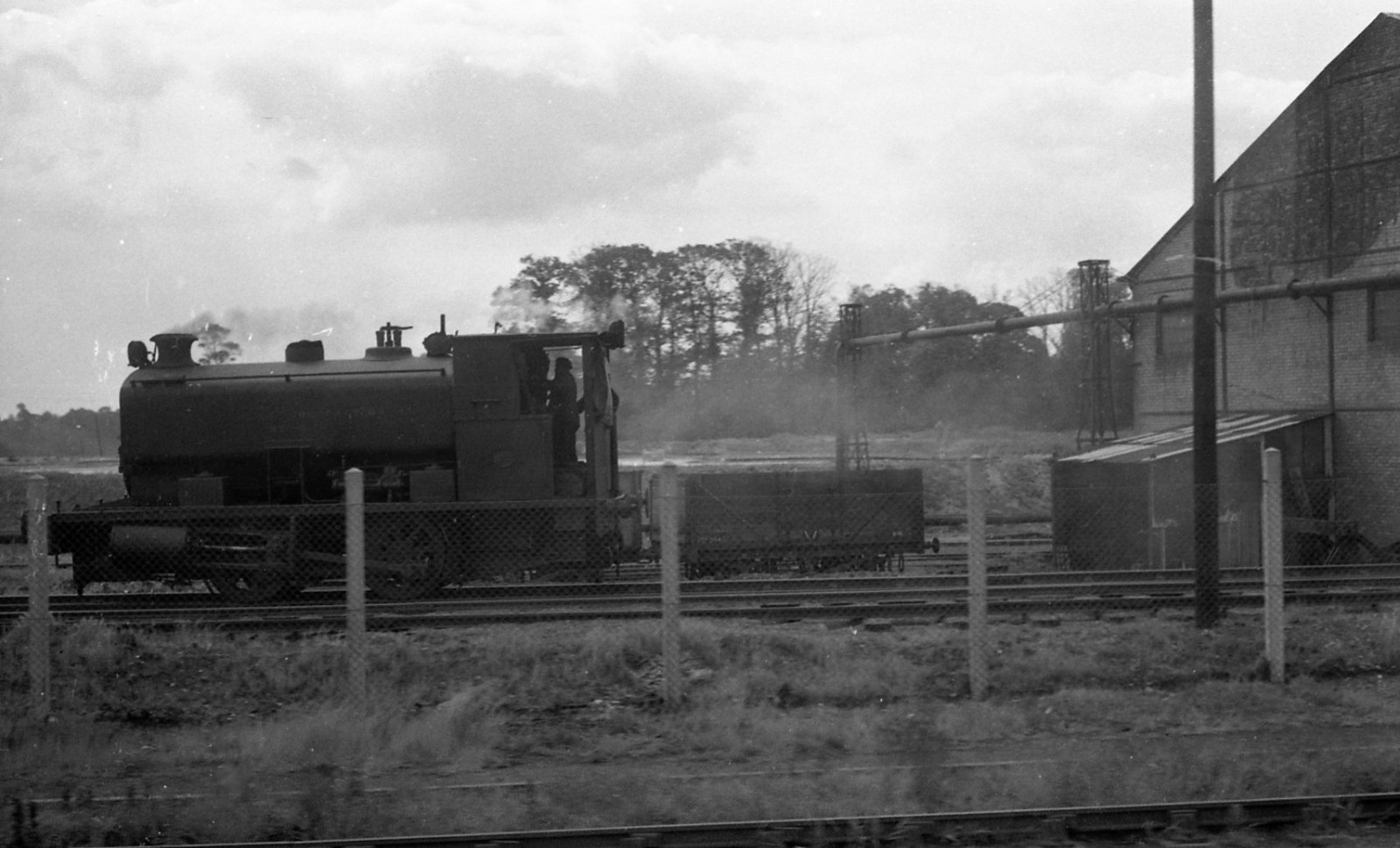 35MM ORIG RAILWAY NEGATIVE BLOCKLEY HADLEY BRICKWORKS TELFORD? 1958 ...