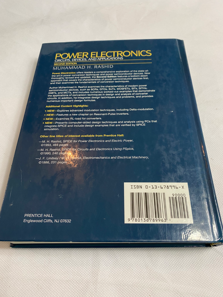Power Electronics: Circuits, Devices, and Applications by Muhammed H ...