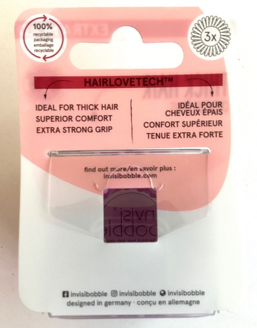 Invisibobble Extra Hold for Thick Hair Secret Purple for sale online | eBay