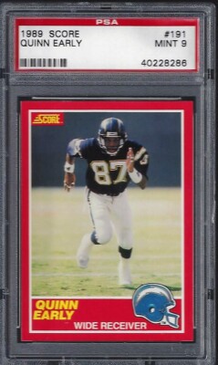 1989 Score #191 Quinn Early PSA 9 MINT 40228286 | eBay