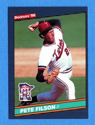 1986 Donruss #436 Pete Filson Minnesota Twins | eBay