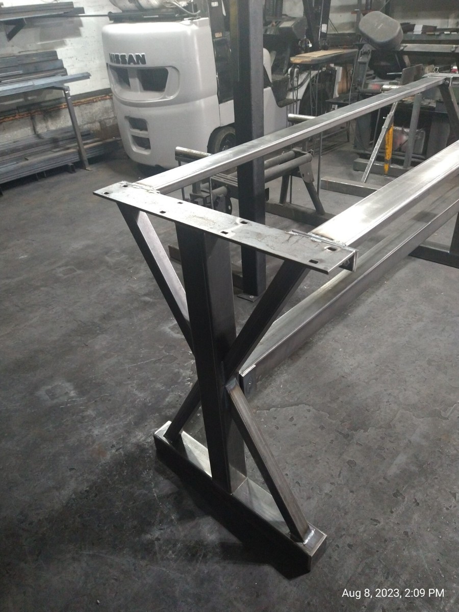 Black Heavy Duty Metal Table