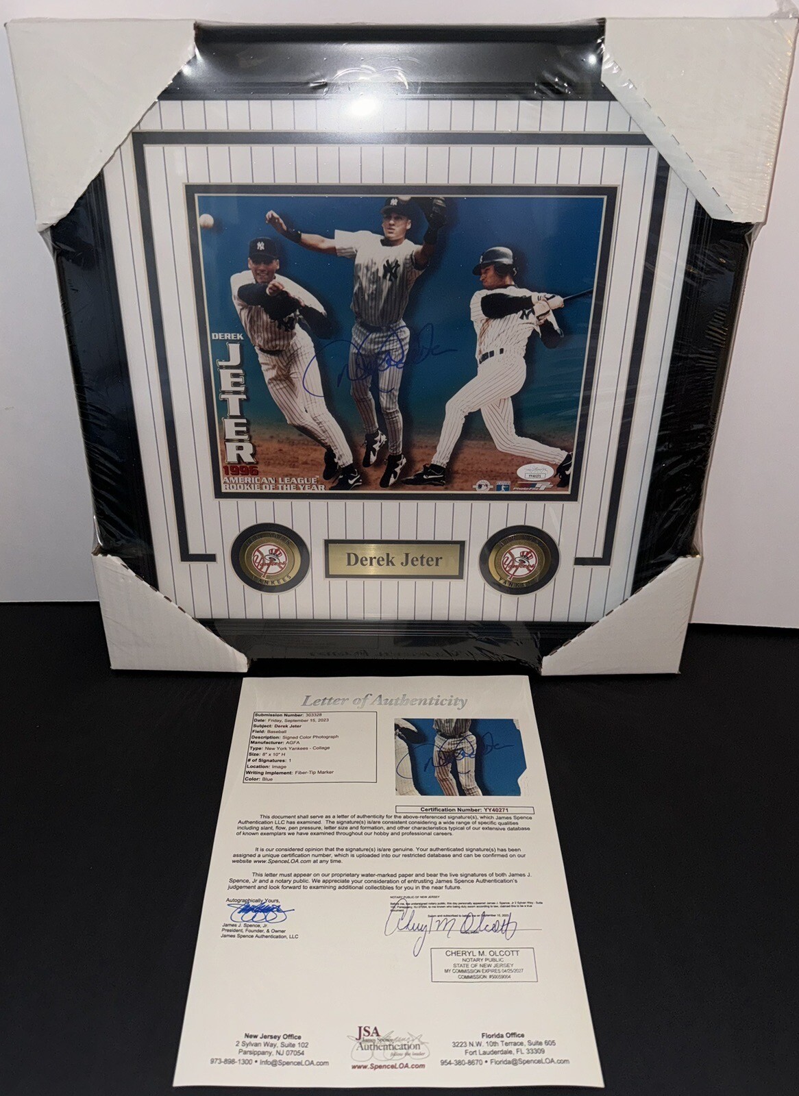 Derek Jeter | Autographed Baseball Memorabilia & MLB Merchandise