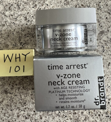 Dr. Brandt Time Arrest V-Zone Neck Cream 1.7oz/50g FULL SIZE New Box ...