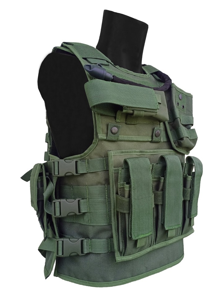 Tactical Adjustable Breathable Police Plate Carrier Multi Functional ...