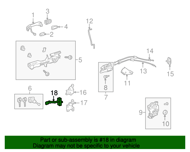 68610-04021 Toyota Check ASSY Front Door RH 6861004021 for sale online ...