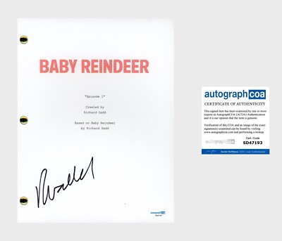 Richard Gadd ‘Baby Reindeer’ Signed Full Pilot Episode Script ...