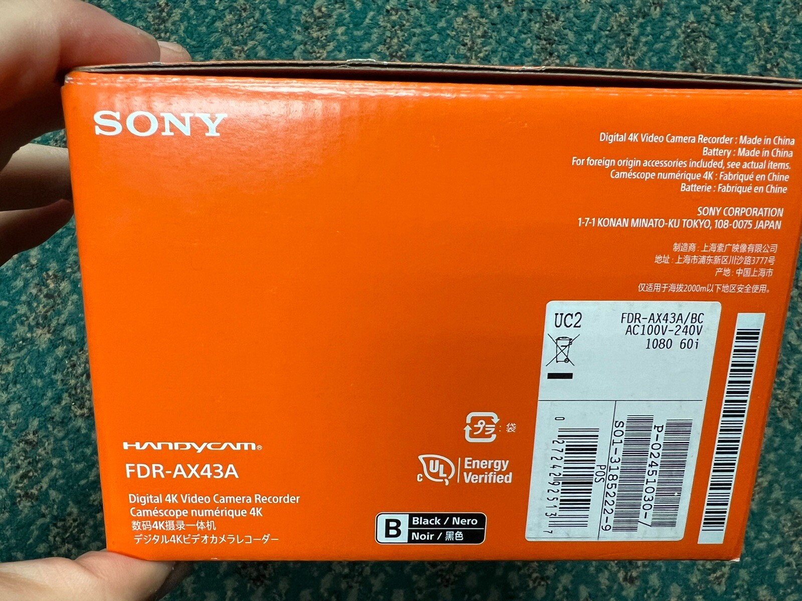 Sony Handycam FDR-AX43 UHD Camcorder - Black for sale online | eBay