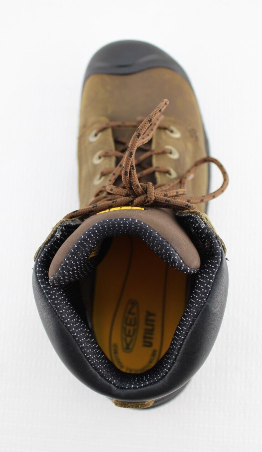 KEEN MT Vernon Size 11.5 D Brown Waterproof Steel Toe Men's Work Boot ...