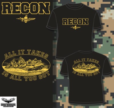 Recon 0321 Recon Jack 1st BN 2nd BN 3rd BN Recon New T-shirt | eBay