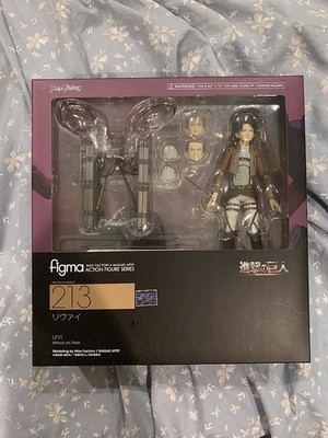 figma 213 Levi Ackerman Action Figure Attack on Titan Max Factory | eBay