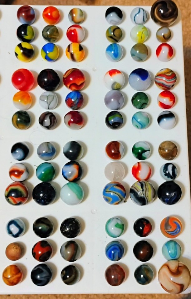 144 Jabo/DAS Vintage Swirl*Patch Mixed Marble Lot | eBay