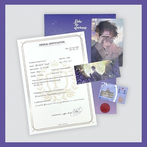 Webtoon MD [ Define The Relationship 디파인 더 릴레이션십 ] DTR Package (TNQ133 ...
