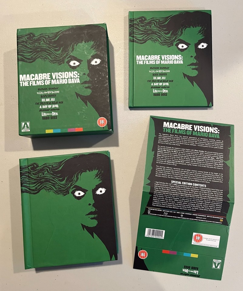 Macabre Visions: The Films of Mario Bava Box Set + Blood and Black Lace ...