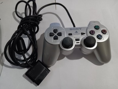 PS2 Silver Dualshock 2 SPCH-10010 Playstation 2 Controller | eBay