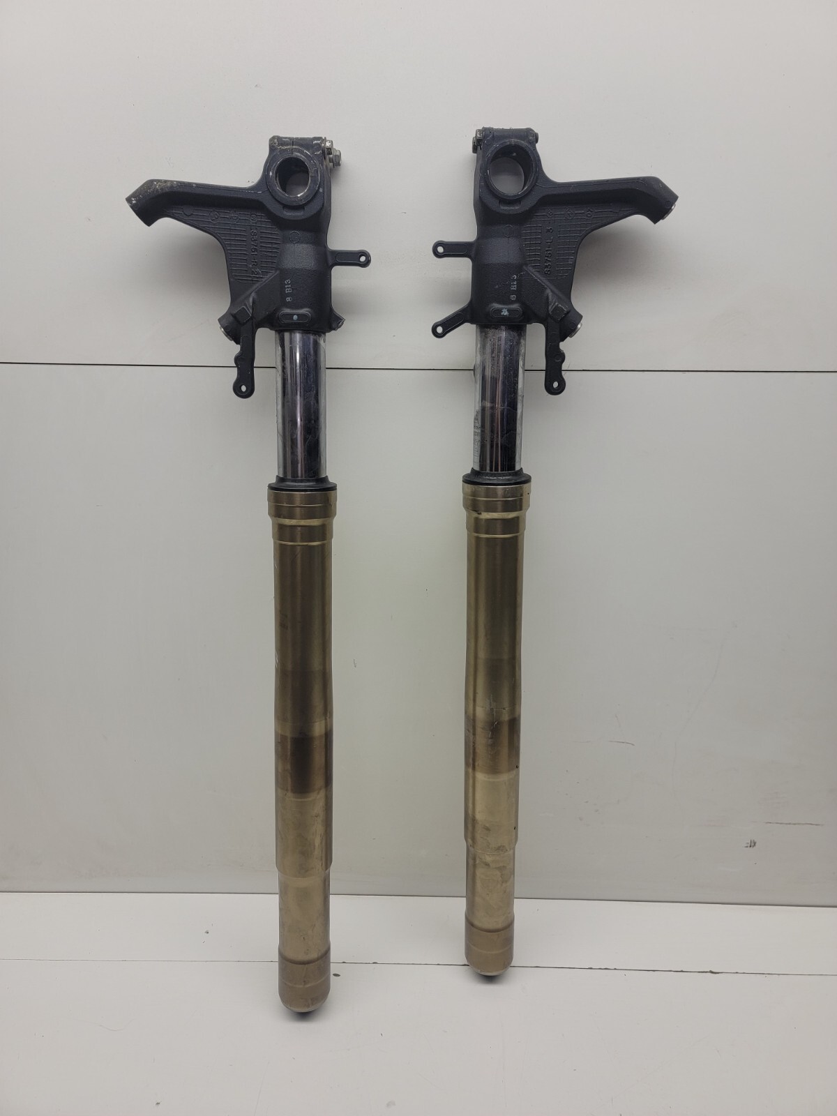 2006 2007 06-07 YAMAHA YZF R6 R6R OEM FRONT FORKS SHOCK SUSPENSION STR8 ...